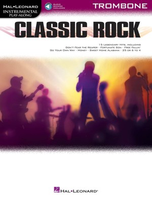 Classic Rock for Trombone Solo Sheet Music 15 Songs Play-Along Book ...