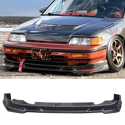 Carbon Fiber For Honda CRX 88-91 Coupe Front Bumper Lip Chin Spoiler | eBay