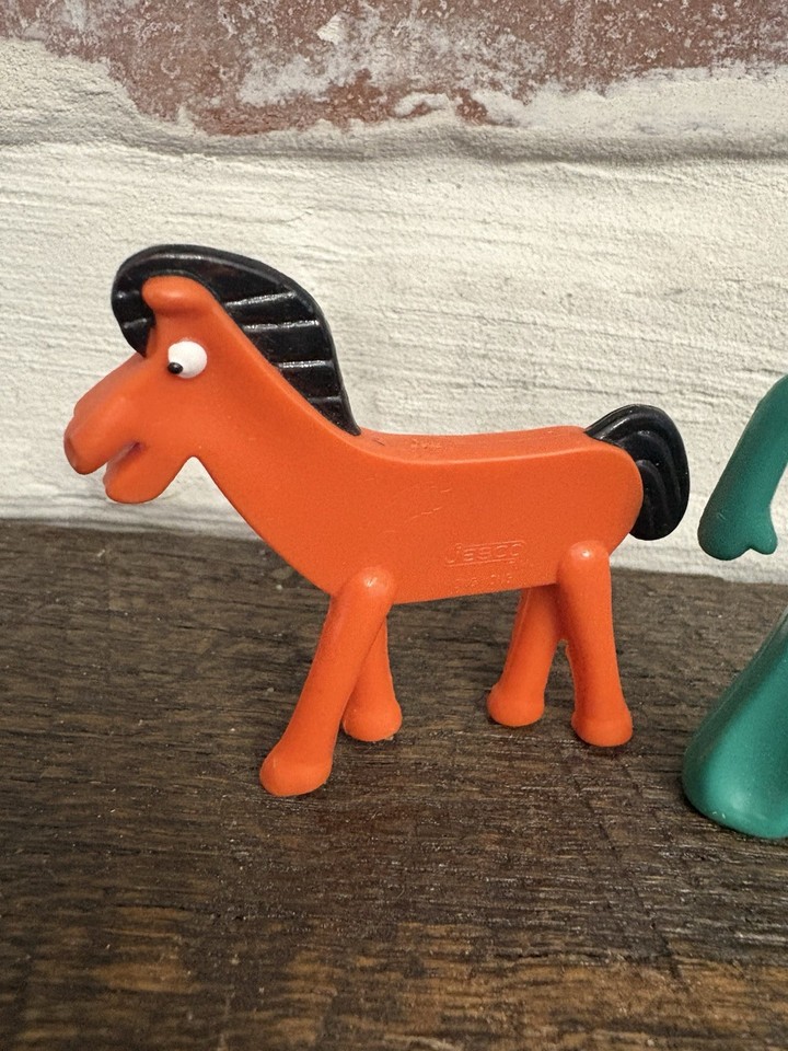 Gumby & Pokey Bendable Posable Figures Prema/Jesco Toy Co. VTG ...