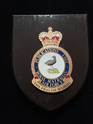 🇦🇺 Royal Australian Air Force RAAF Wall Plaque Crest RAAF Publications ...