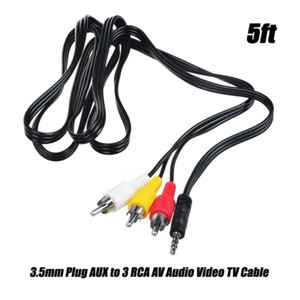 AV A/V AUDIO VIDEO TV Cable Cord Lead For Canon DV MiniDV HD CAMCORDER ...