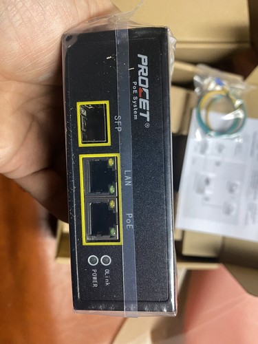 Fiber and ethernet Poe Injector 83Watt WIFI LED VOIP | eBay