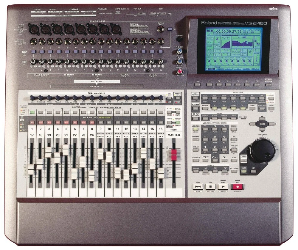 Roland VS-2480CD 24-Bit Digital Studio Workstation Reverb, 52% OFF
