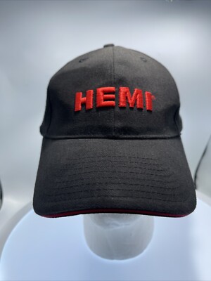 HEMI Chrysler Dodge Ram Trucker Cap Hat W/ Red Stripe Muscle Car | eBay