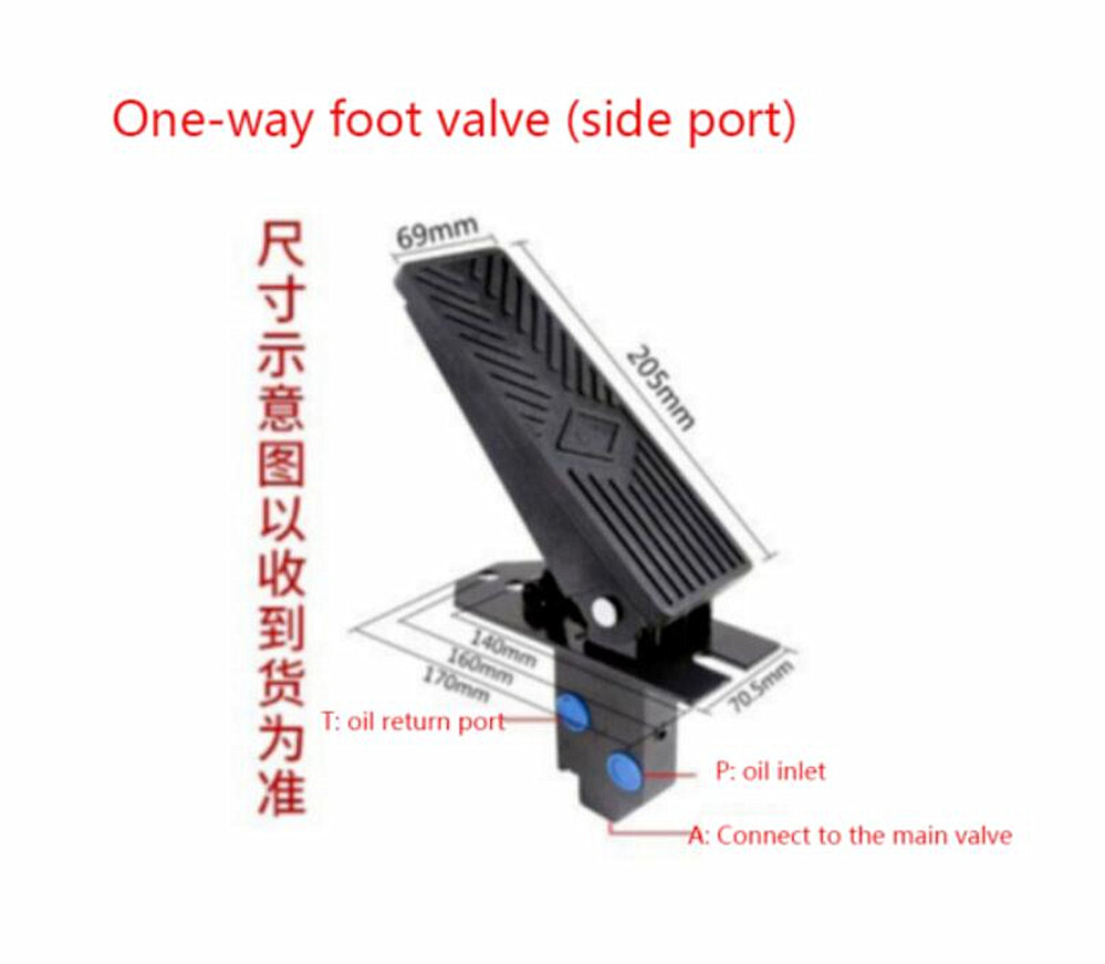 Foot Pilot Valve Hydraulic Foot Pedal Joystick Control Valve Foot CNC ...