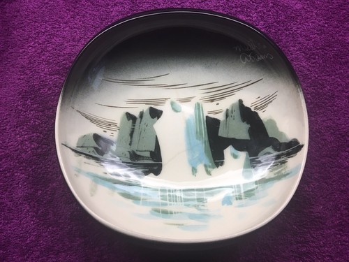 Vintage Alaska Matthew Adams pottery bowl - signed | eBay