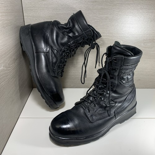 Men's Belleville GPB Steel Toe VIBRAM Combat Boots Size 10.5W Black ...