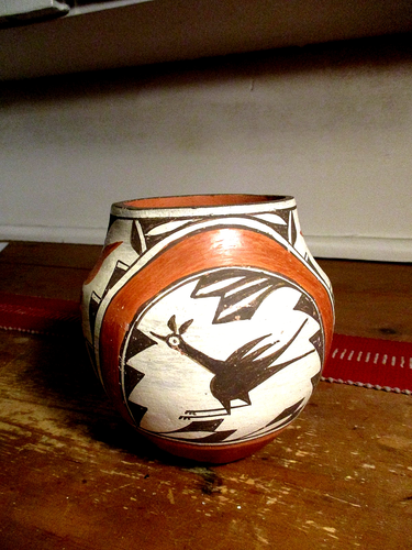 Vintage*Native American*Southwest*Zia*Indian*Bird*Pot* | eBay