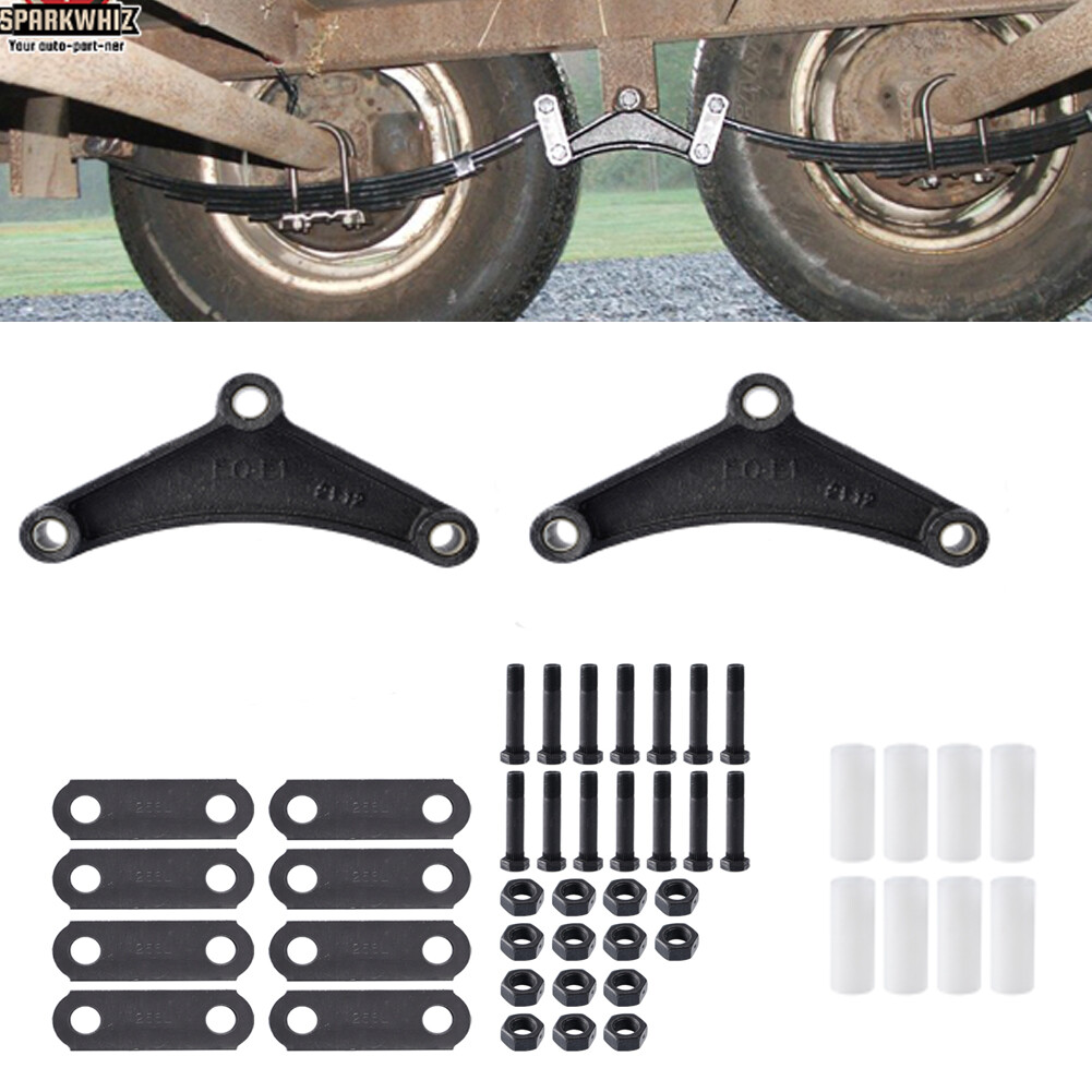 Tandem Trailer Axle Shackle Kit Heavy Duty For Double Eye Spring for ...