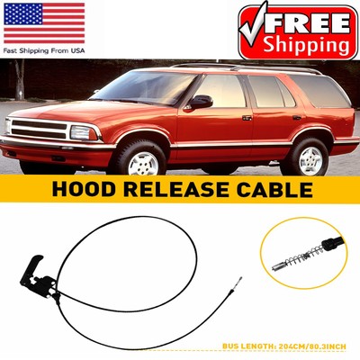 Hood Latch Release Cable For 95-01 Chevrolet Blazer S10 Truck ...