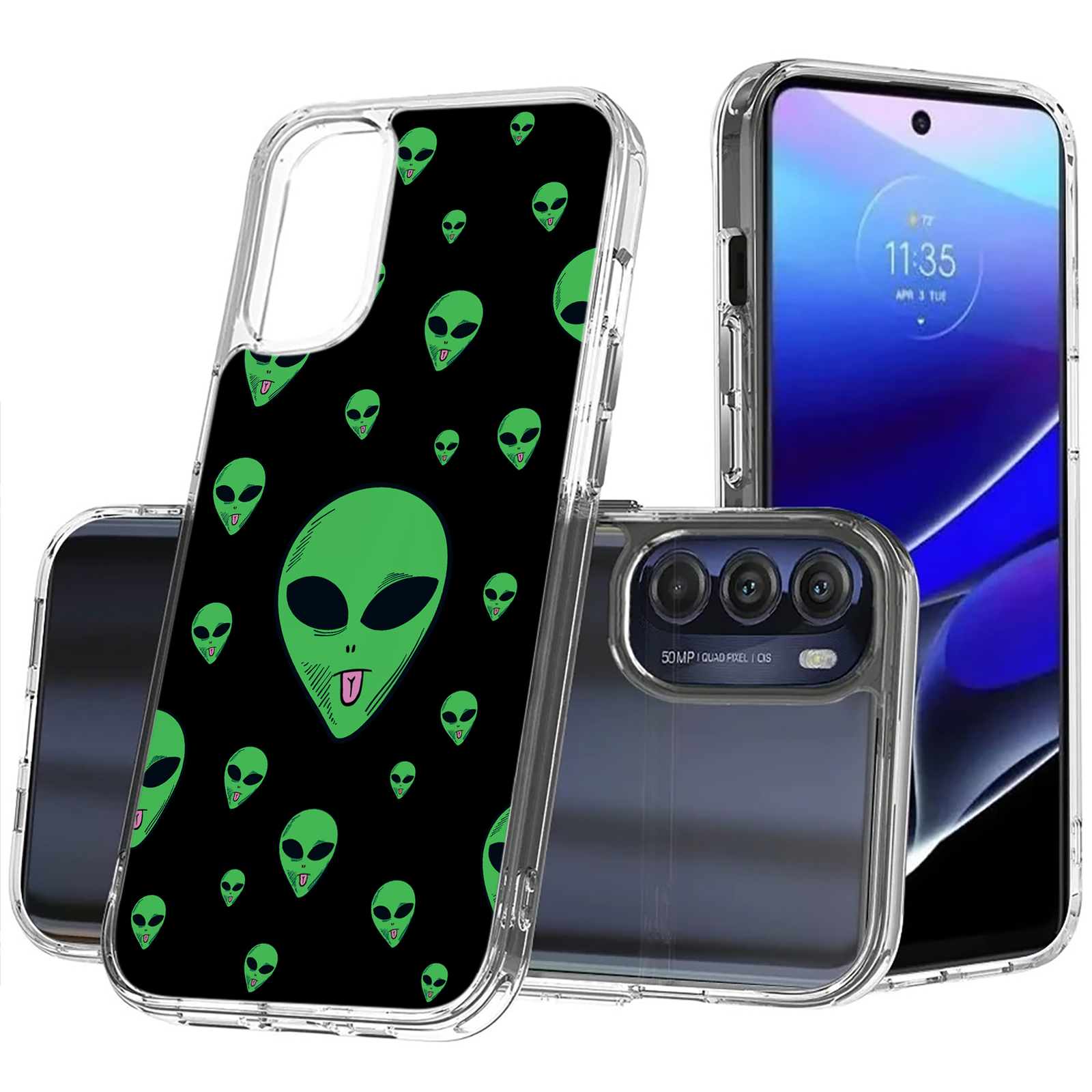 Slim Case for Motorola Moto G Stylus 5G (2022), Alien Stick Tongue ...