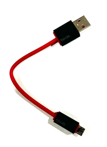 Genuine Beats by Dre Micro USB Cable Charging For Studio 3 2 Solo 3 RED ...