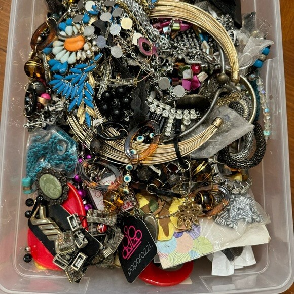 5 LBS Jewelry Craft Lot Broken Junk Repair Repurpose Art Harvest ...