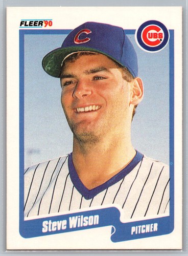 Steve Wilson 1990 Fleer BASEBALL #49 Chicago Cubs | eBay