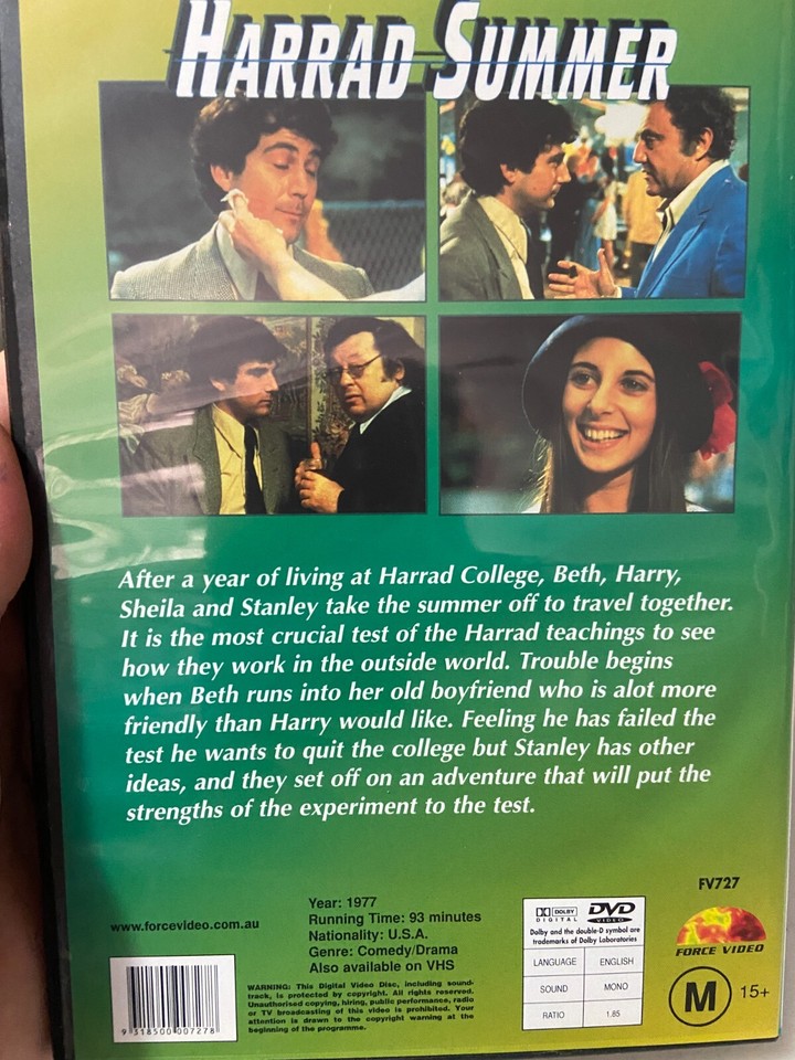 Harrad Summer region 4 DVD (70s / 1974 drama movie) 9318500007278| eBay