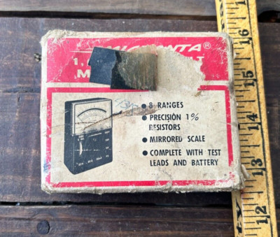 Vintage Micronta 1.000 Ohons/Volts Multitester No. 22-027A | eBay