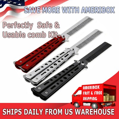 Butterfly Trainer Training Comb Dull Knife Tool Metal Practice tool | eBay