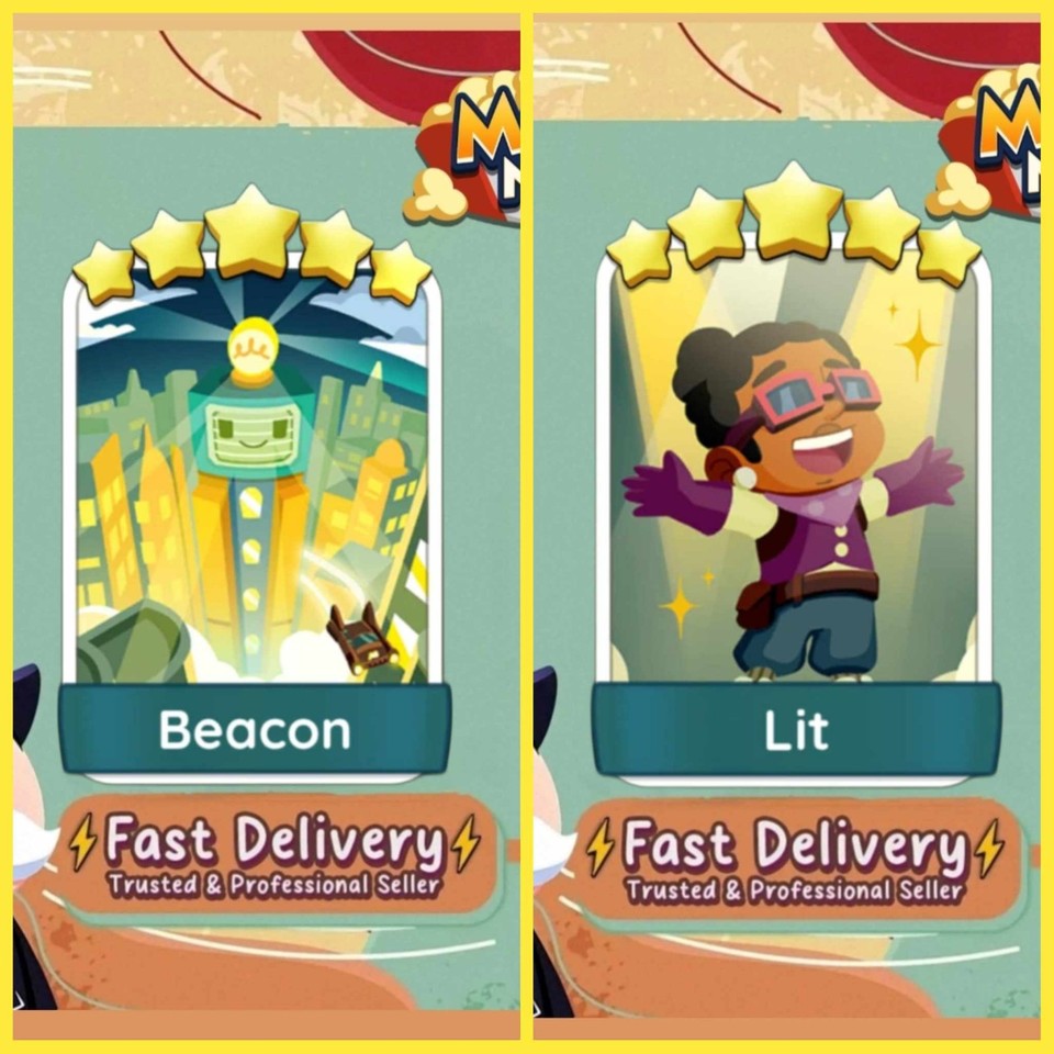 Lit & Beacon Go 5 ⭐ Stickers (INSTANT SEND) Set#15 Combo | eBay
