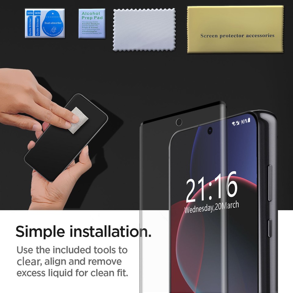 Clear Tempered Glass Screen Protector For Samsung Galaxy S21 Ultra/Plus ...