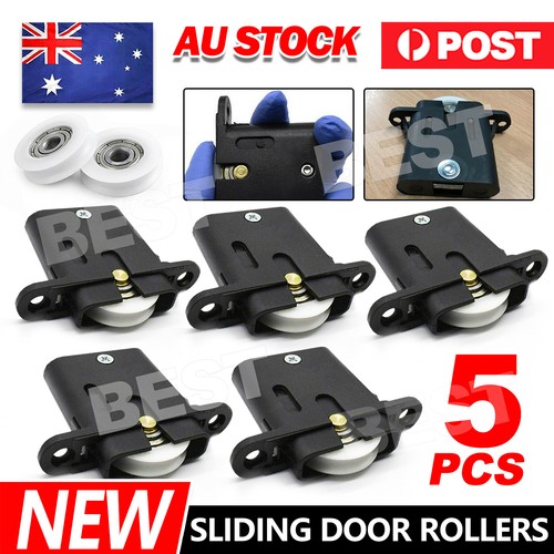 5X Sliding Security Screen Sliding Door Rollers Wheels Replacement DIY ...
