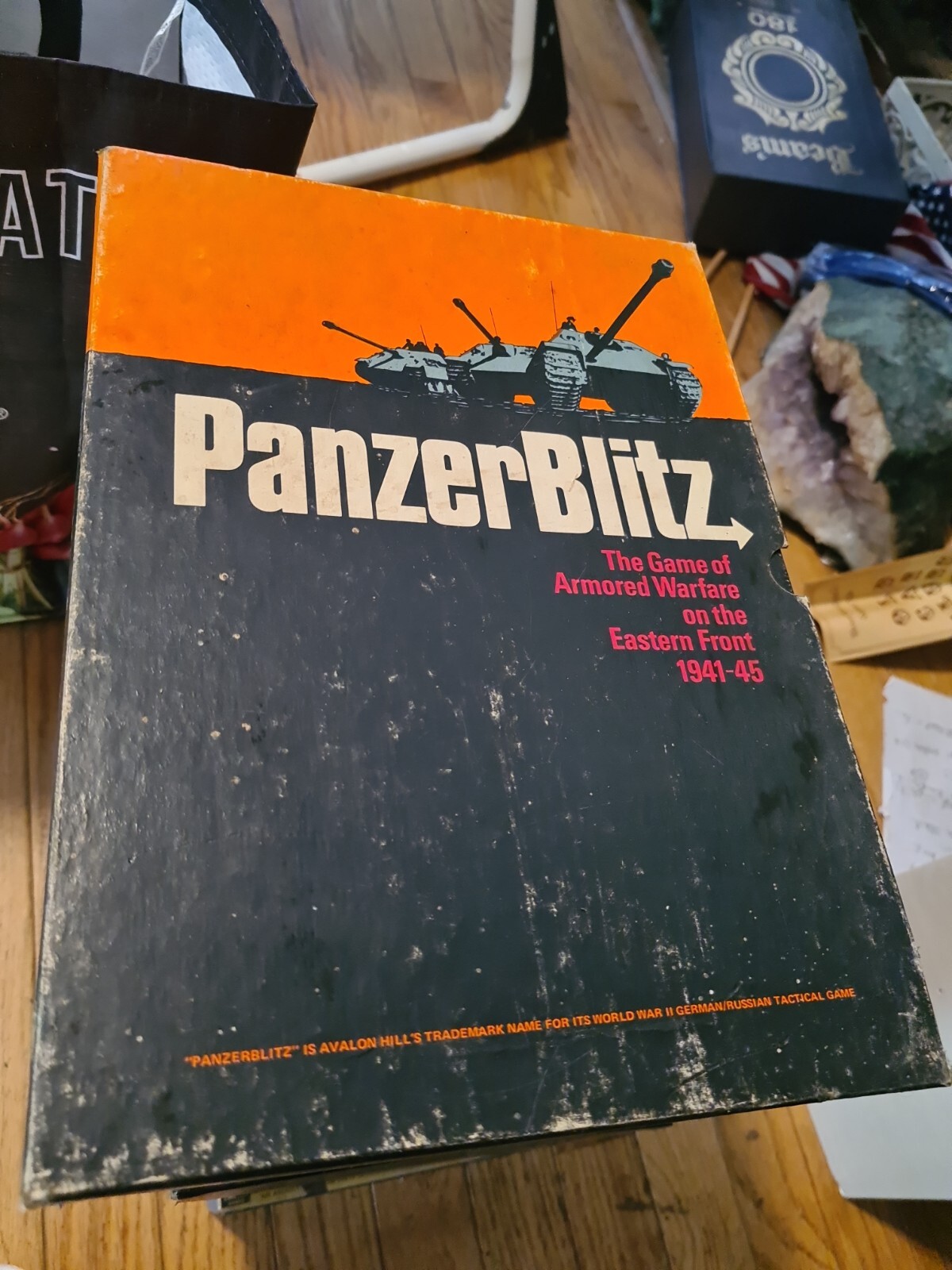 PanzerBlitz Bookcase Strategy WWII War Board Game Avalon Hill 1970 | eBay