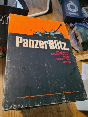 PanzerBlitz Bookcase Strategy WWII War Board Game Avalon Hill 1970 | eBay