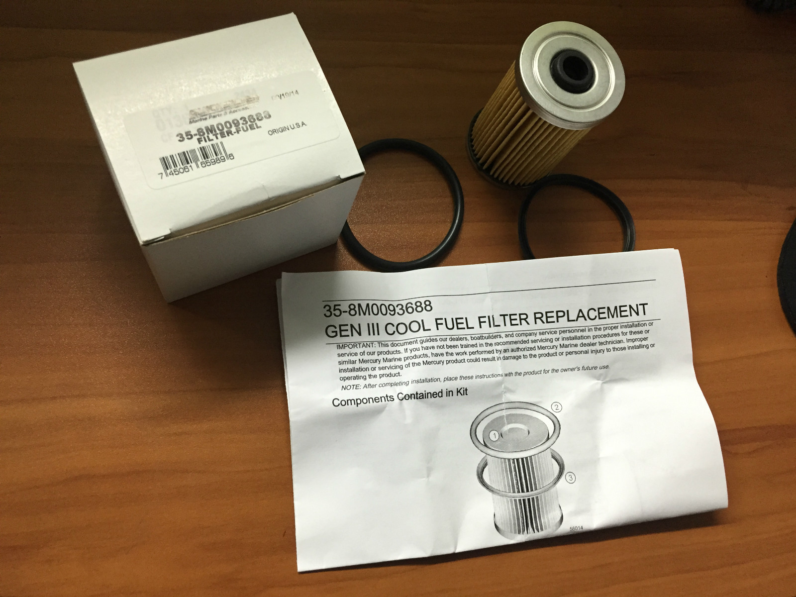 OEM Mercruiser Mercury V8 Cool Fuel Module Filter 35-866171a01 35 ...