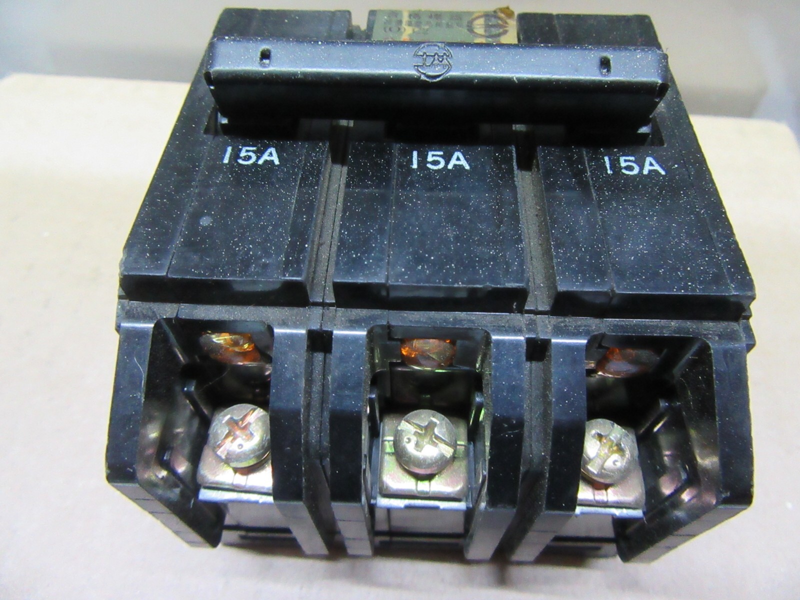 IM CED MOLDED CASE CIRCUIT BREAKER BH-50AF 220 VOLT 15 AMP 3-POLE 50/60 ...