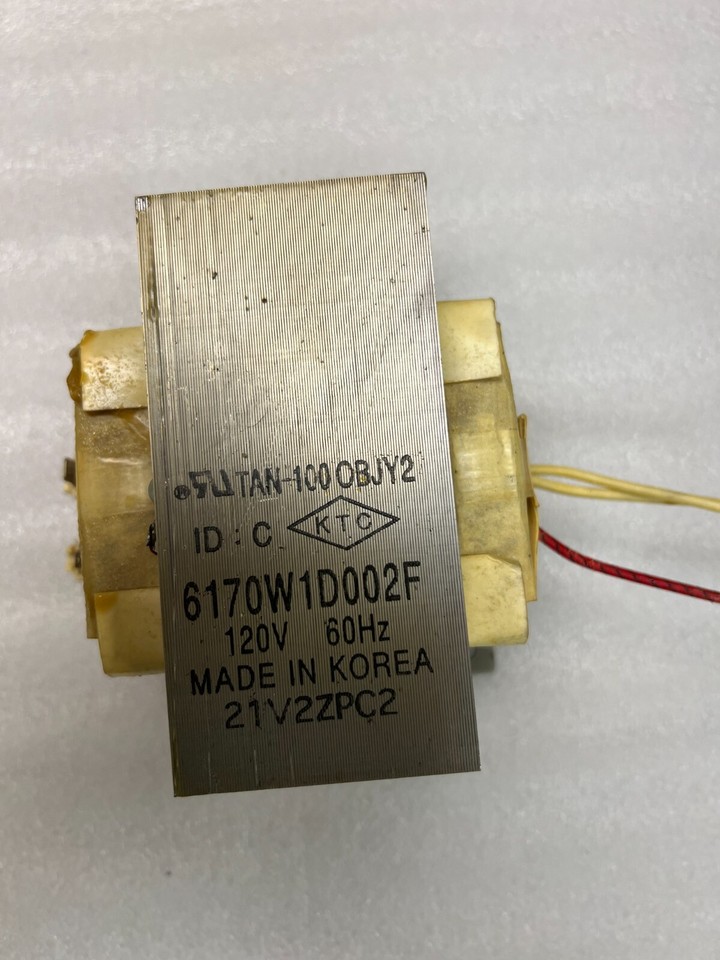 WB27X10393 OEM Original GE Microwave Transformer High Voltage for ...