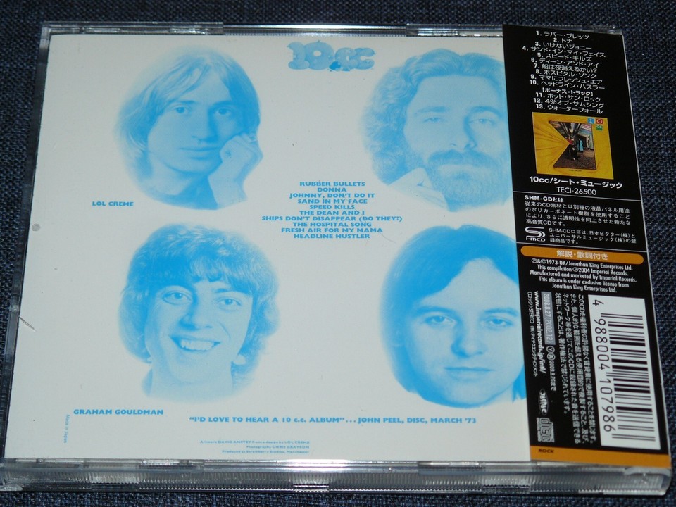 10CC: 10cc! SHM CD! TECI-26499 Japan 2008 | eBay