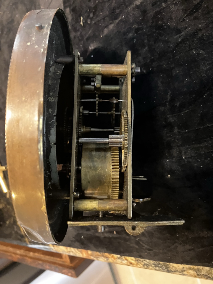 Antique Time Only Clock movement Unbranded | eBay