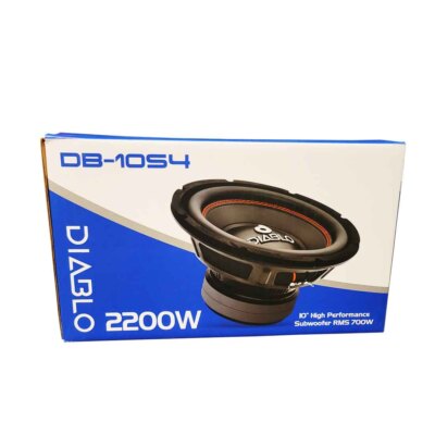 Diablo DB-10S4 10" 2200W Peak Single 4-Ohm Voice Coil SVC Car Audio ...