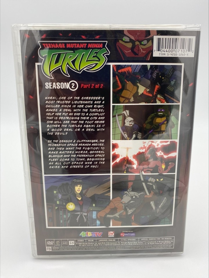 Teenage Mutant Ninja Turtles - Season 2: Part 2 (DVD, 2-Disc Set ...