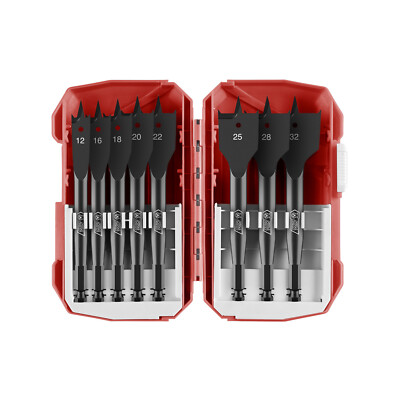Full Boar 8 Piece Spade Bit Set Workshop Hardware Power Tool Supplies ...