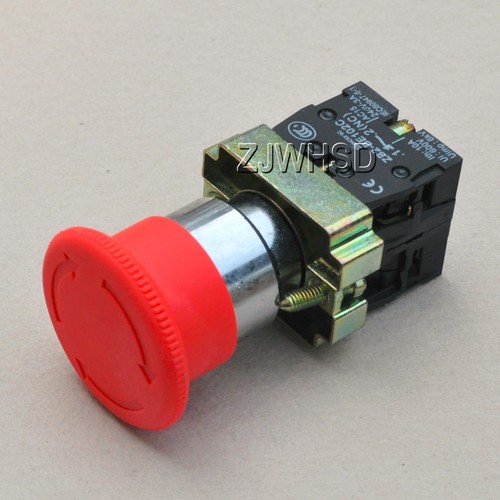 Heavy Duty 660V Red Sign Emergency Stop Push Button Switch NC + NO ...