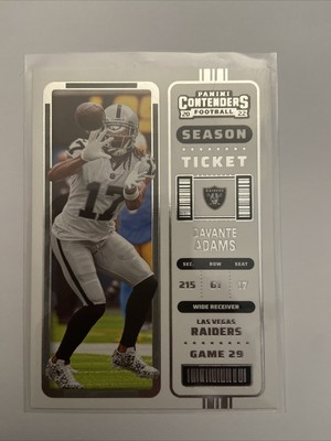 2022 Panini Contenders Football 67 Davante Adams Las Vegas Raiders | eBay