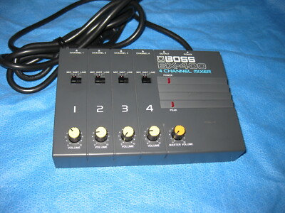 BOSS BX-400 4 CHANNEL Analog Mono MIXER | eBay