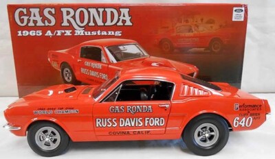 FORD 1965 MUSTANG A/FX RUSS DAVID FORD - GAS RONDA 1/18 ACME | eBay