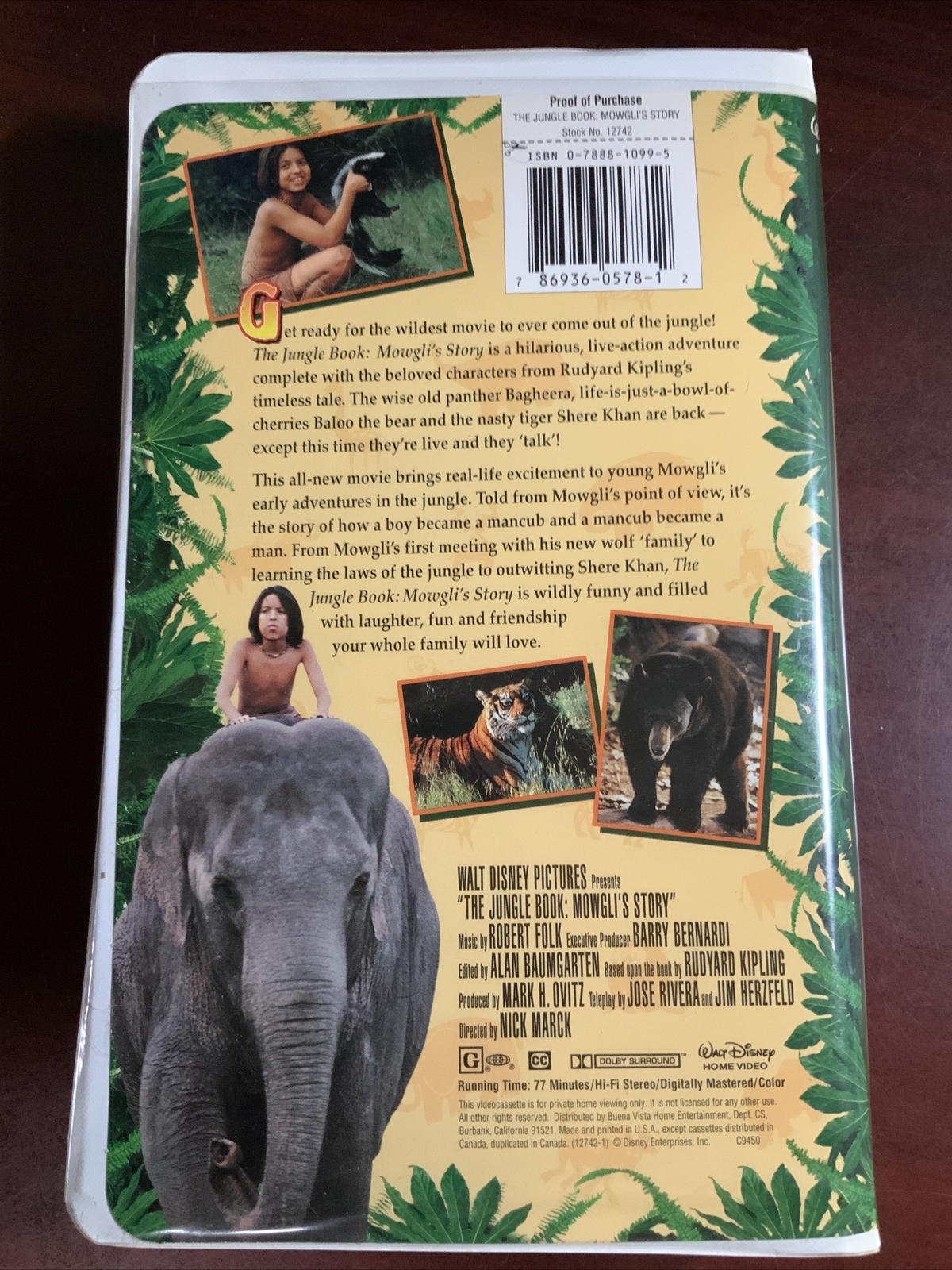 Jungle Book 2, The: Mowglis Story (VHS, 1998) 786936057812 | eBay