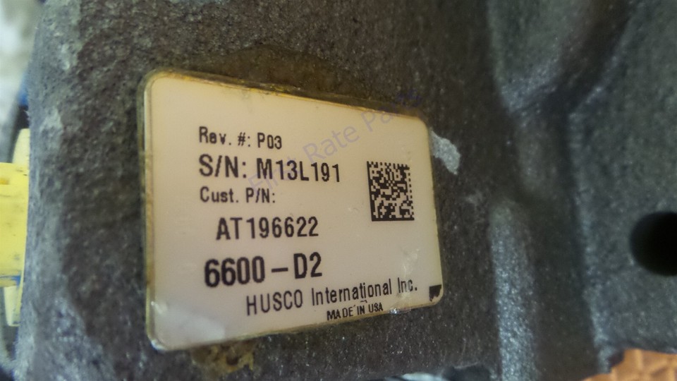 John Deere AT196622 Control Valve Backhoe Loader 310G 310SG 315SG 310K ...