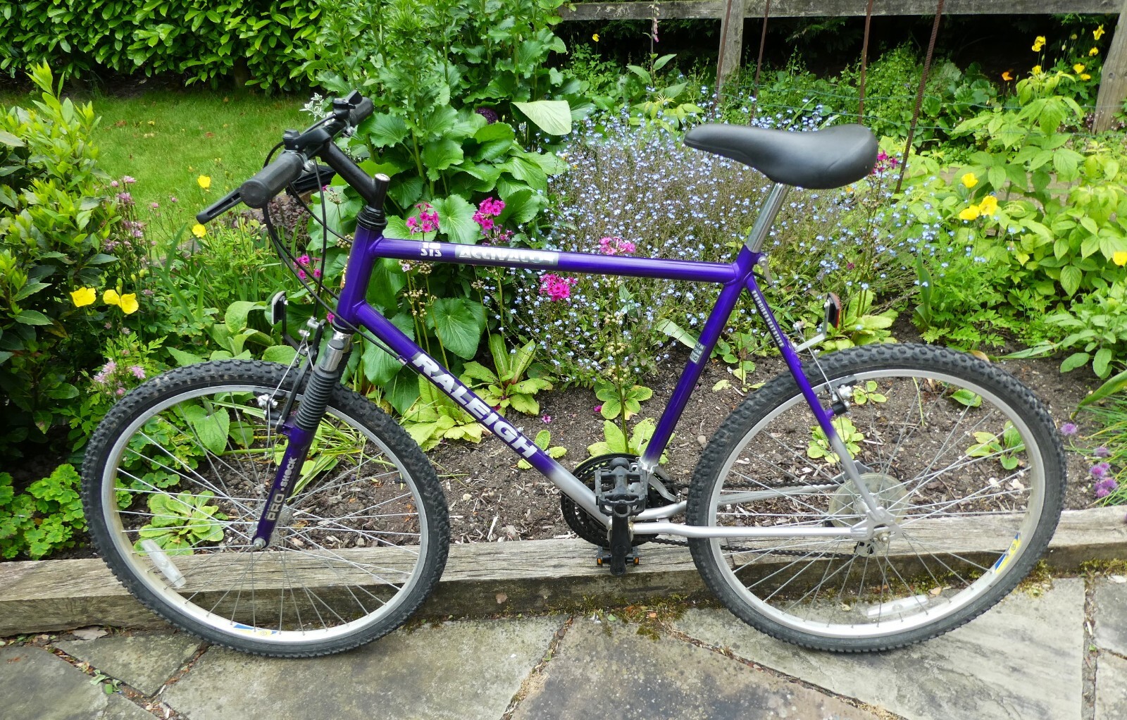 Raleigh Activator Mk1 Front Suspension Vintage Mountain Bike 18 speed ...