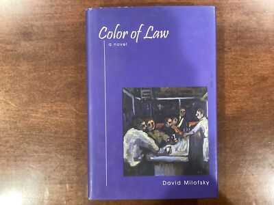 David Milofsky / Color Of Law signed 1st Edition 2000 | eBay