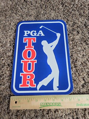 11" x 7.5" LARGE PGA TOUR Golf Car Bumper Truck Laptop Wall Vinyl ...