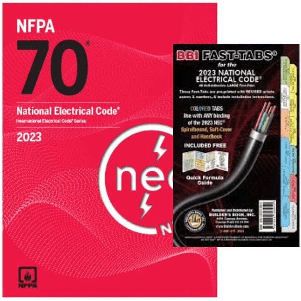NFPA 70 National Electrical Code Book 2023 Edition with BBI Fast Tabs ...