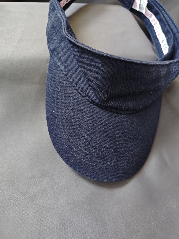 Vintage M&S David Beckham Navy Blue Sun Visor Sport Hat Age 10+ Boys ...