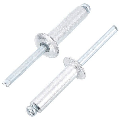 50Pcs 1/4"x1" Aluminum Blind Rivets, Dome Head Long Split Rivets ...