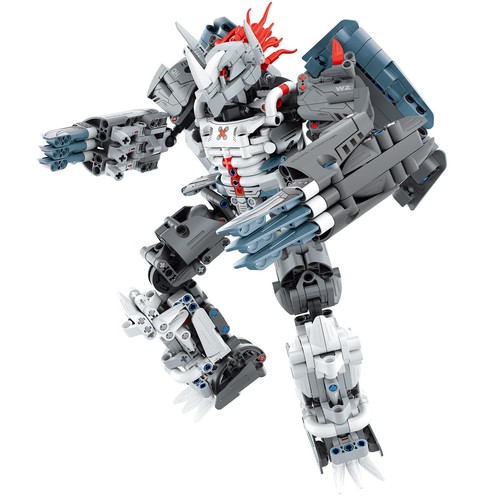 : Mechanical Master - Mecha Blue/Grey - 965pcs - Bricks Robot Model ...