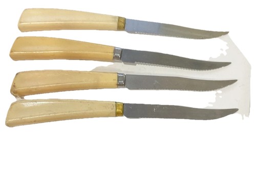 Lot of 4 Vintage Quikut Quikkle Steak Knives 1960s | eBay
