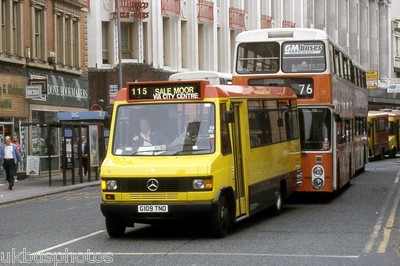 Bee Line Buzz Co. No. G109TND Manchester 1990 Bus Photo | eBay