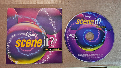 Disney Scene It 1st Edition Replacement Disc ONLY 2004 Pixar Family DVD ...